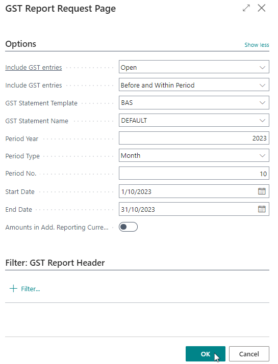 Prepare your BAS statements